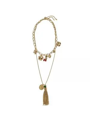 TWINSET Flower-charm Brass Necklace - Gold