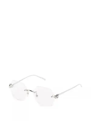Cartier Rimless Geometric-frame Glasses