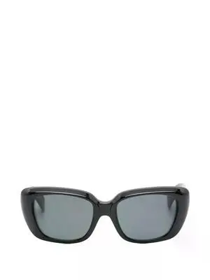 Saint Laurent Sl 857 Rectangle-frame Sunglasses - Black