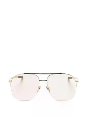 Gucci Double-brow Sunglasses - Gold