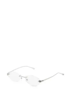 Cartier Geometric-frame Rimless Glasses