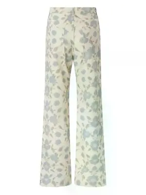 Pinko Floral Wide Leg Jeans