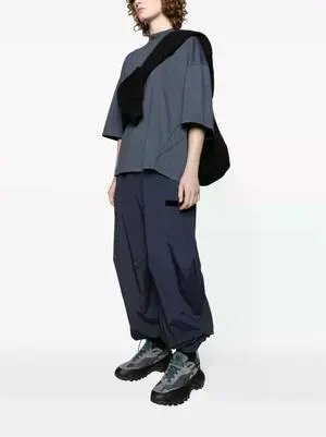 REEBOK Piped-trim Cotton T-shirt
