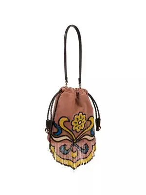 Etro Small Suede Kalispera Bag - Brown