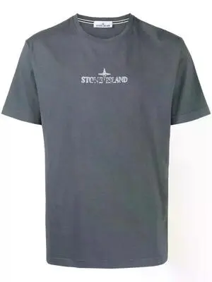 Stone Island Logo-print Cotton T-shirt