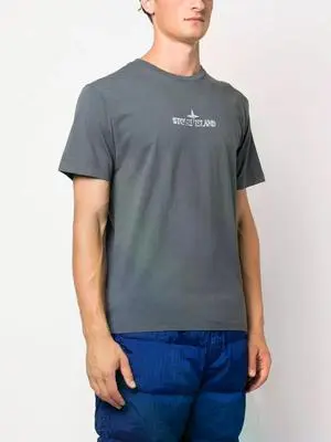 Stone Island Logo-print Cotton T-shirt