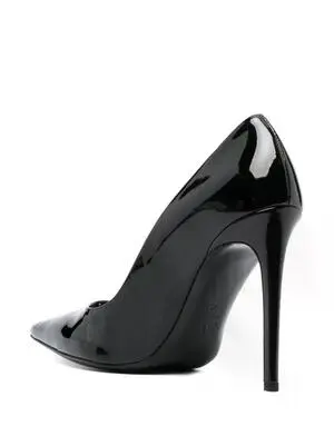 Paris Texas Pointed-toe Leather Pumps - Black