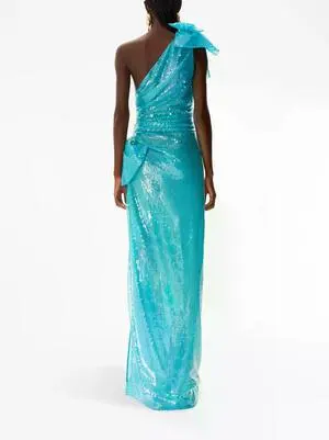 Nina Ricci Sequinned Asymmetric Gown