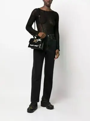 Off-White Jitney 1.4 Leather Tote Bag