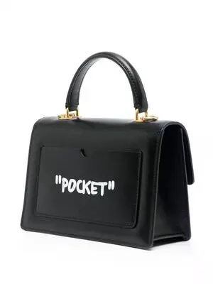 Off-White Jitney 1.4 Leather Tote Bag