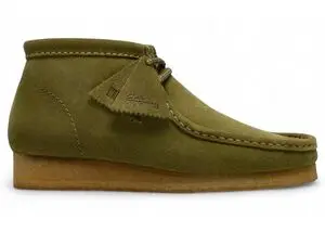 Clarks Originals Wallabee Boot - Green Suede