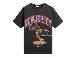 Kith Nba Allstar New Jersey Nets Stephon Marbury Vintage Tee Shirt - Black