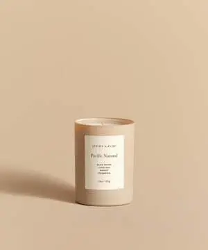 Jenni Kayne Pacific Natural Book Glass Candle - Taupe,black,natural