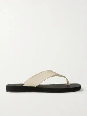 THE ROW Dune Classic Ginza Leather Flip Flops