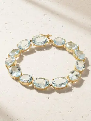 Irene Neuwirth Gemmy Gem Aquamarine Bracelet - Blue