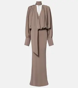 ROTATE BY BIRGER CHRISTENSEN Scarf-detail Maxi Dress
