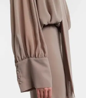 ROTATE BY BIRGER CHRISTENSEN Scarf-detail Maxi Dress