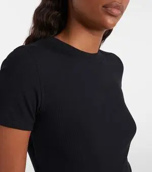 The Upside Shelter Ribbed-knit T-shirt