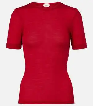 Versace Virgin Wool T-shirt - Red