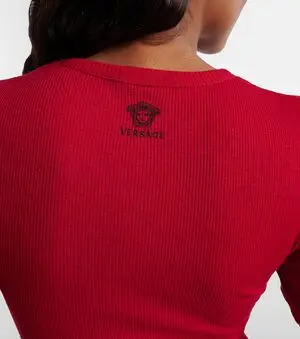 Versace Virgin Wool T-shirt - Red