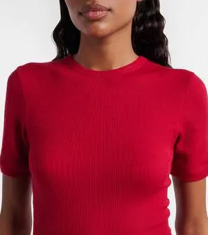 Versace Virgin Wool T-shirt - Red