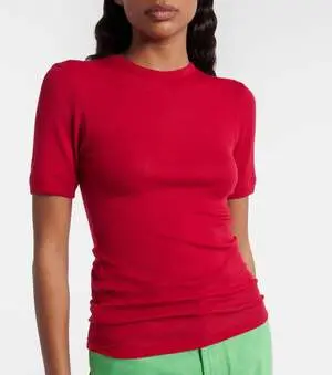 Versace Virgin Wool T-shirt - Red