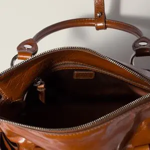 Miu Miu Shiny Leather Top-handle Bag