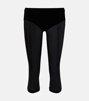 Magda Butrym Skinny Capri Pants And Briefs Set - Black