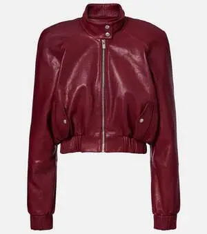 Magda Butrym Cropped Leather Jacket