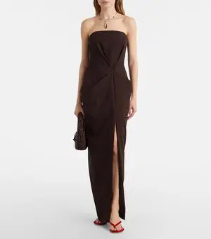 Staud Kara Gathered Gown