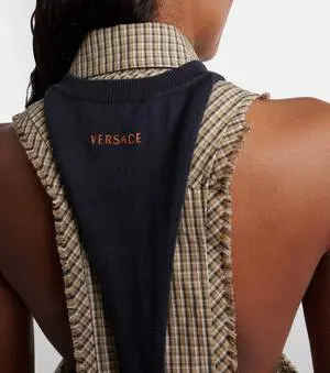 Versace Knitted Cotton Top