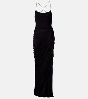 Versace Gathered Evening Dresses