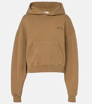 The Upside Kalo Delphi Cotton Fleece Hoodie - Brown