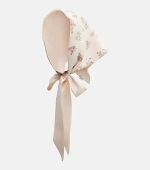 Magda Butrym Floral Cotton Scarf - White