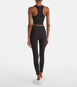 The Upside Arcadia Sophie Racerback Crop Top - Black