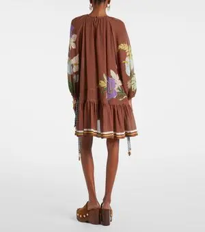 ALEMAIS Cotton And Silk Minidress