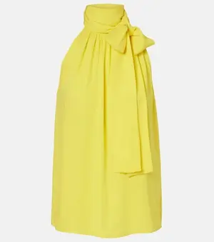 Valentino Garavani Silk Georgette Blouse - Yellow