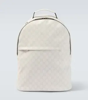 Gucci Gg Canvas Medium Backpack - White