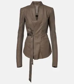 Rick Owens Notched Lapel Blazers For Women
