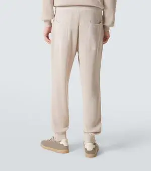 Brunello Cucinelli Cotton Corduroy Sweatpants - Beige