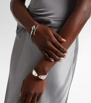 Yvonne Léon Requin Bangle With Diamonds