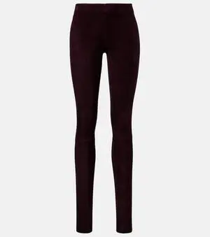 Stouls Carolyn Suede Leggings - Brown