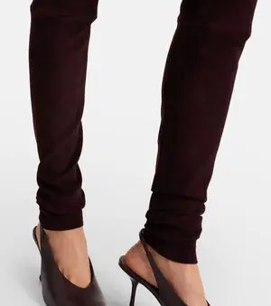 Stouls Carolyn Suede Leggings - Brown
