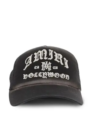 Amiri Hollywood" Trucker Hat - Black