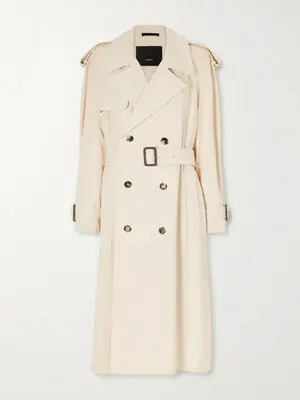 Wardrobe.NYC Double-breasted Belted Trench Coat