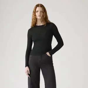 LEVI'S Sheer Long-sleeve Top