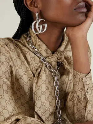 Gucci Gg Marmont Oversized Earrings