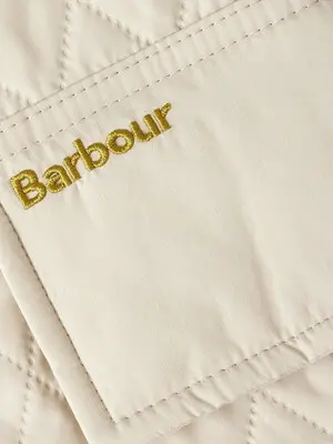 Barbour Kirby Cotton-corduroy Trimmed Quilted Jacket - Neutrals