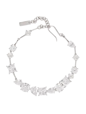 Completedworks Rhodium-plated Cubic Zirconia Bracelet - Silver