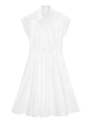 MSGM Midi Shirt Dress With Pocket